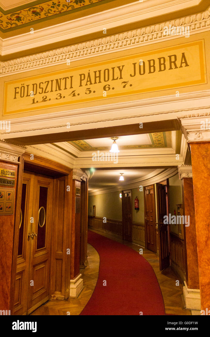 Hungarian State Opera Budapest Stock Photo - Alamy