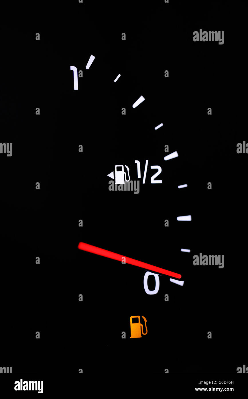 fuel level gauge Stock Photo - Alamy