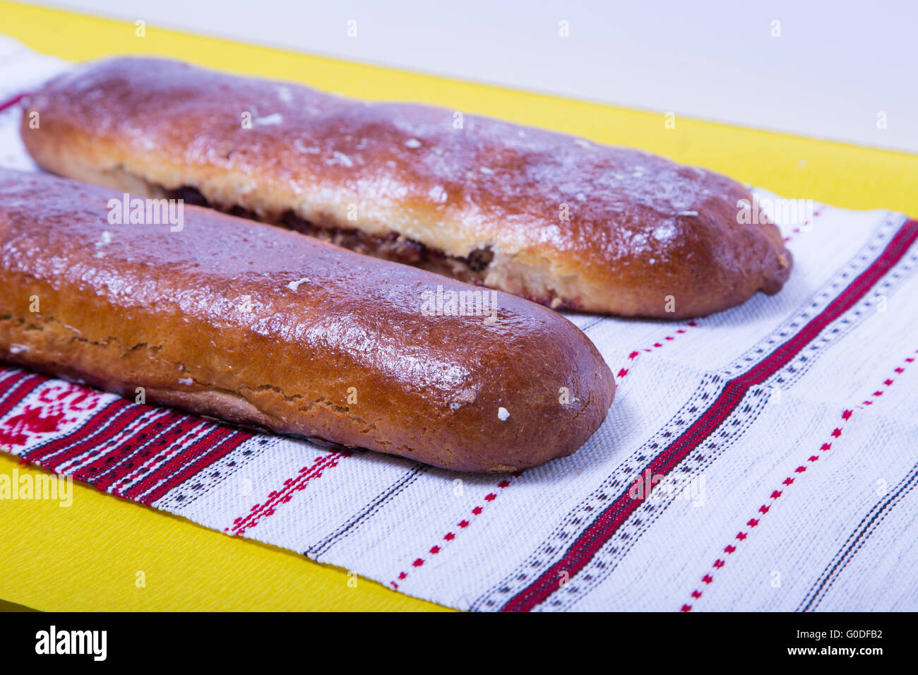 Ukrainian traditional pastry on a traditional hand Stock Photo - Alamy