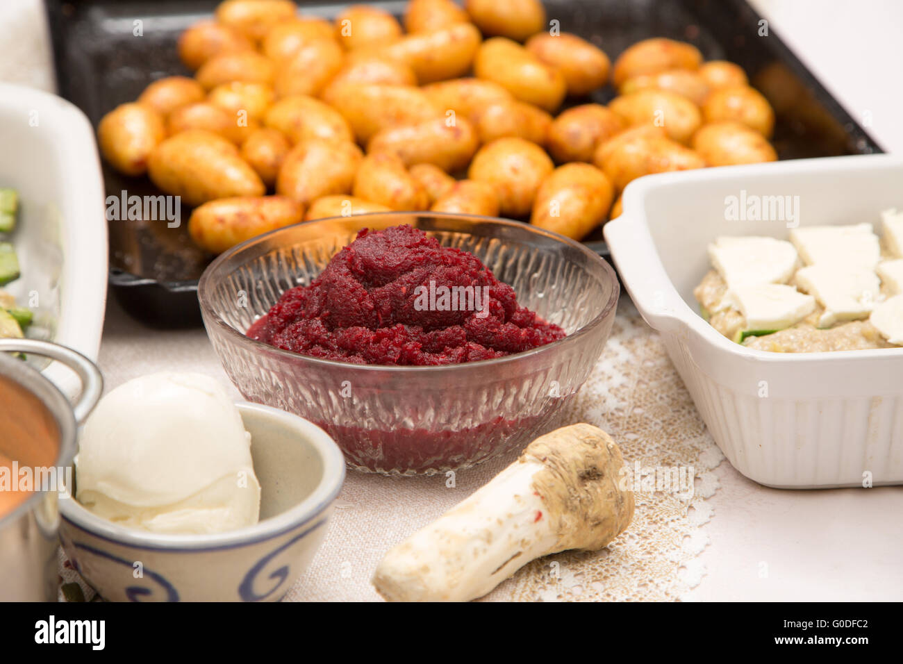 Food ingredients for a good and healthy meal Stock Photo - Alamy