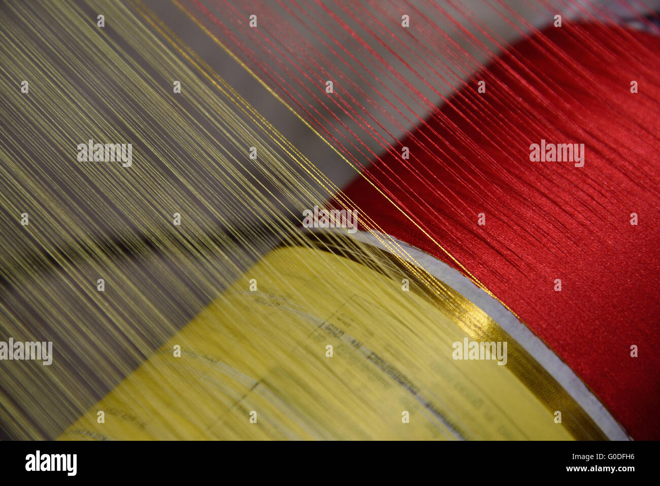 Colourful cotton yarn Stock Photo - Alamy