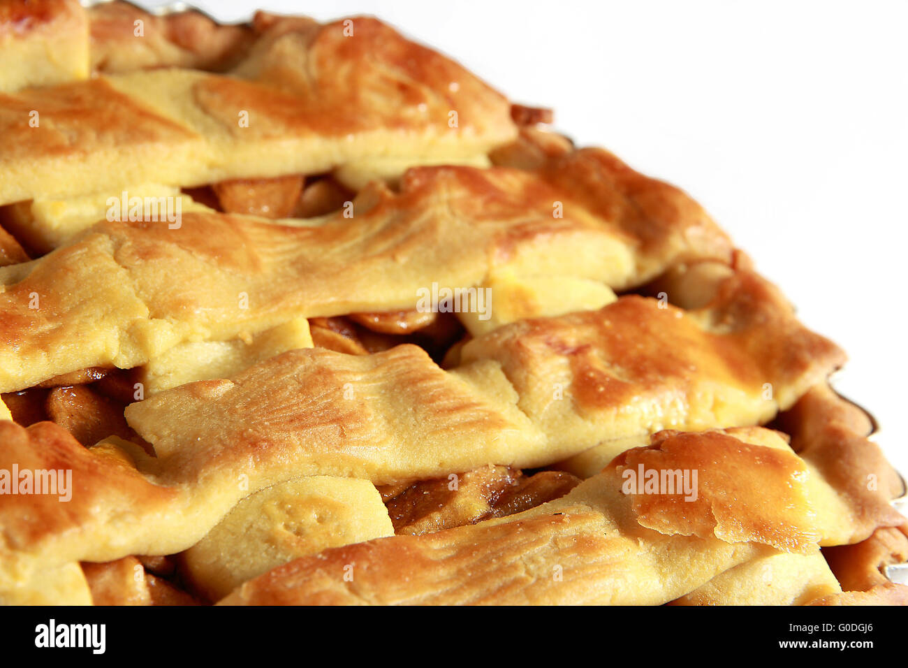 Food photography close up photo of an apple pie Stock Photo - Alamy