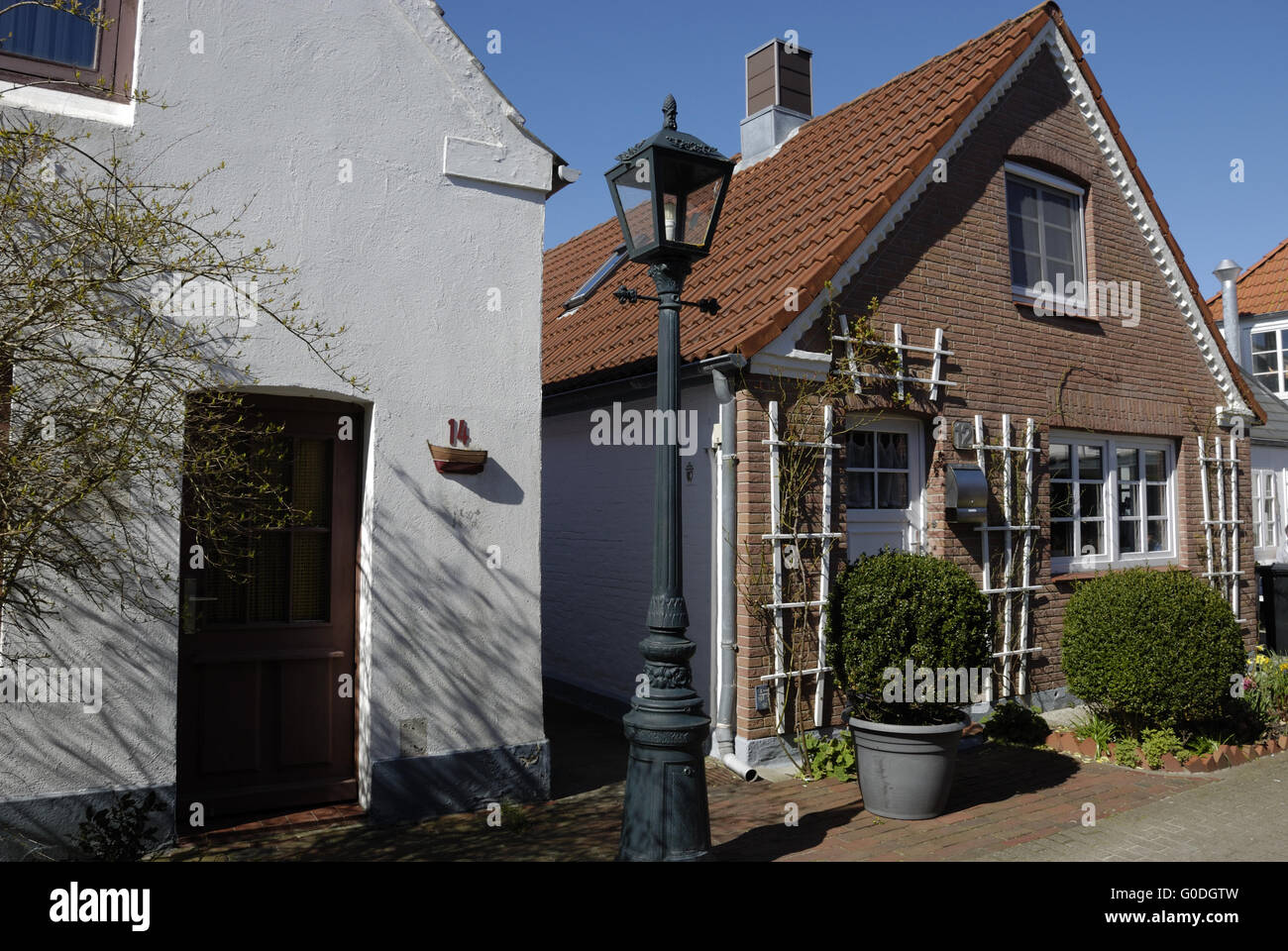 Old Town Wyk Stock Photo - Alamy