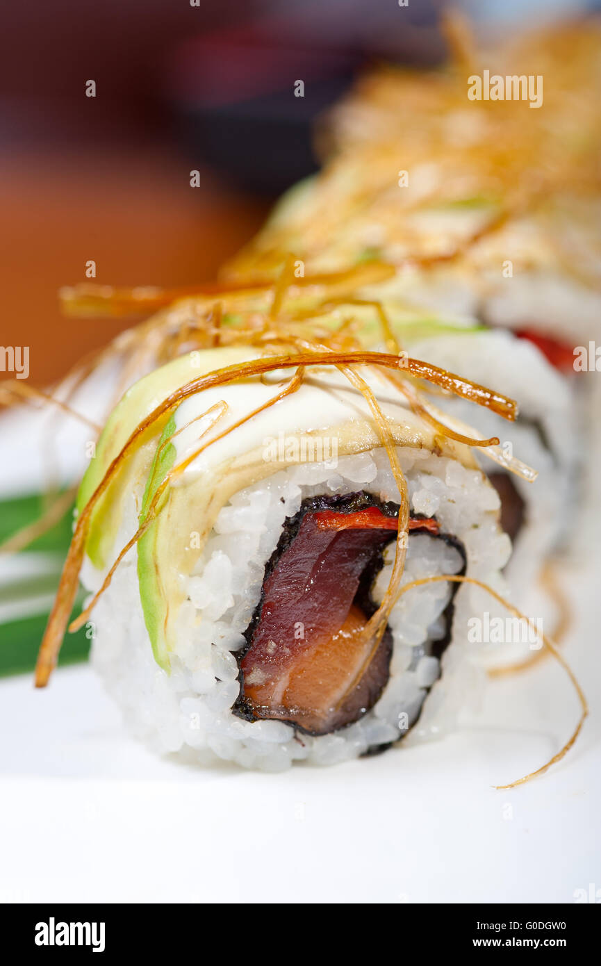 Selection sushi sashimi nigiri hi-res stock photography and images - Alamy
