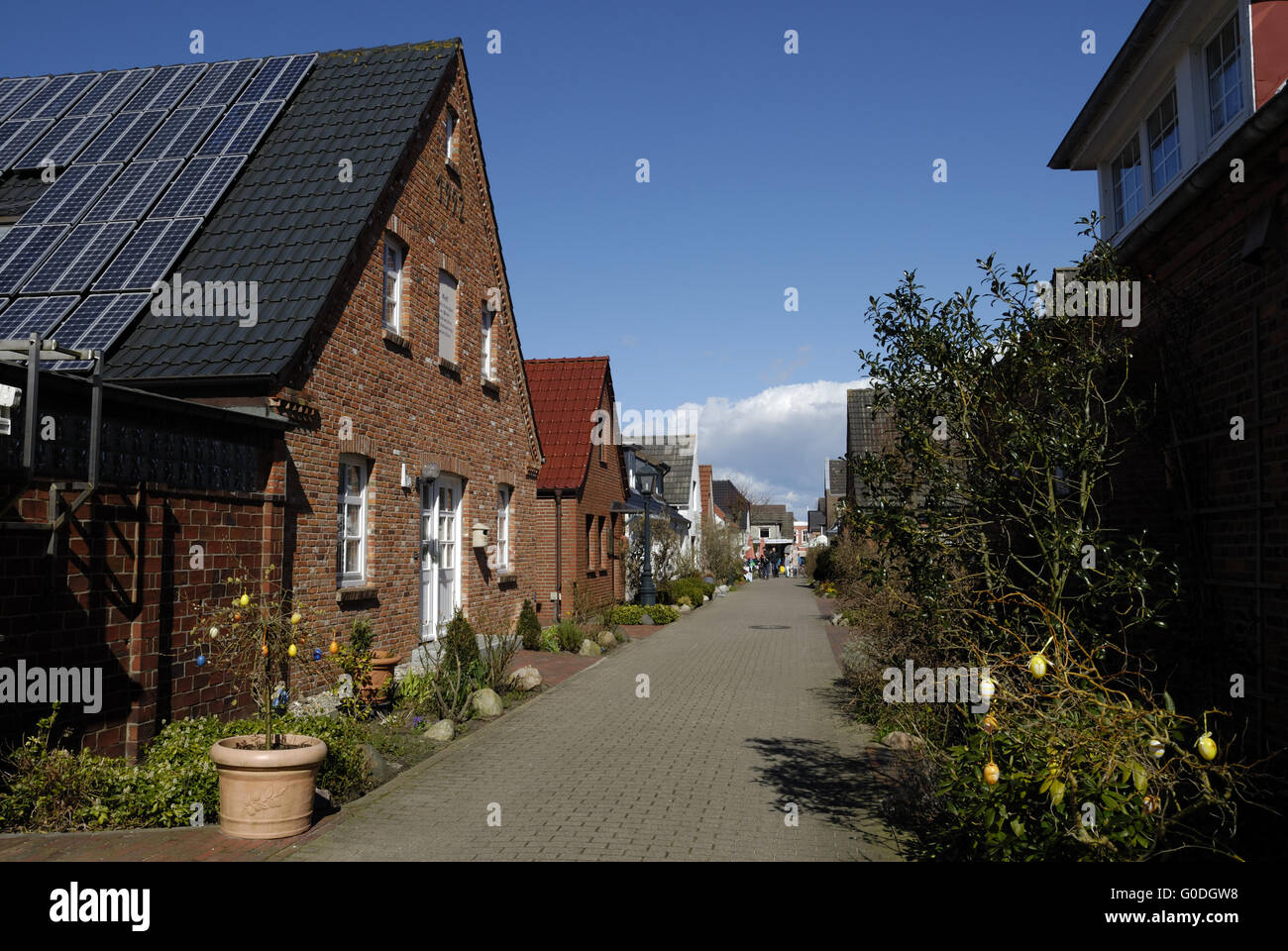 Old Town Wyk Stock Photo - Alamy