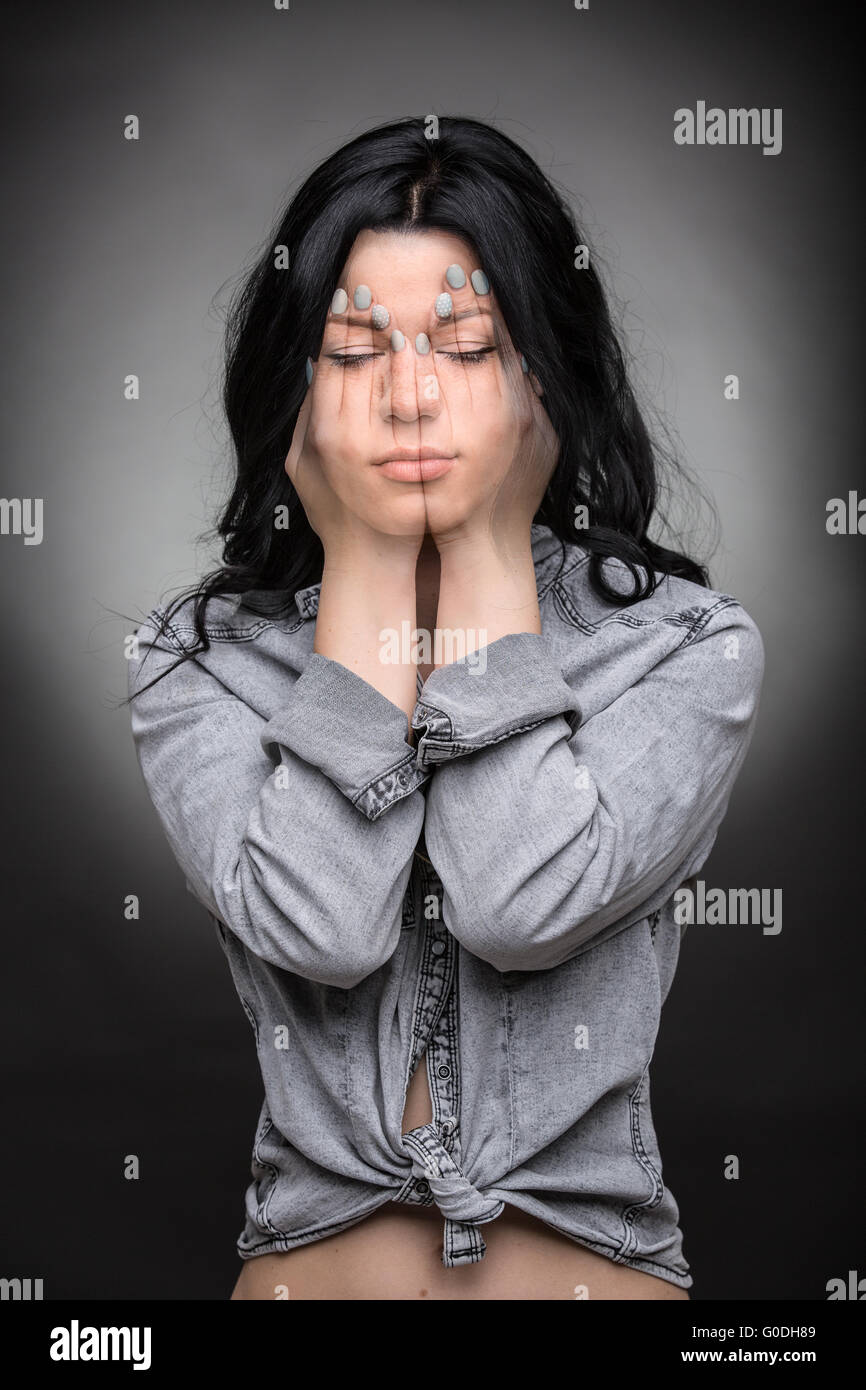 Multiple Personality Disorder High Resolution Stock Photography and ...