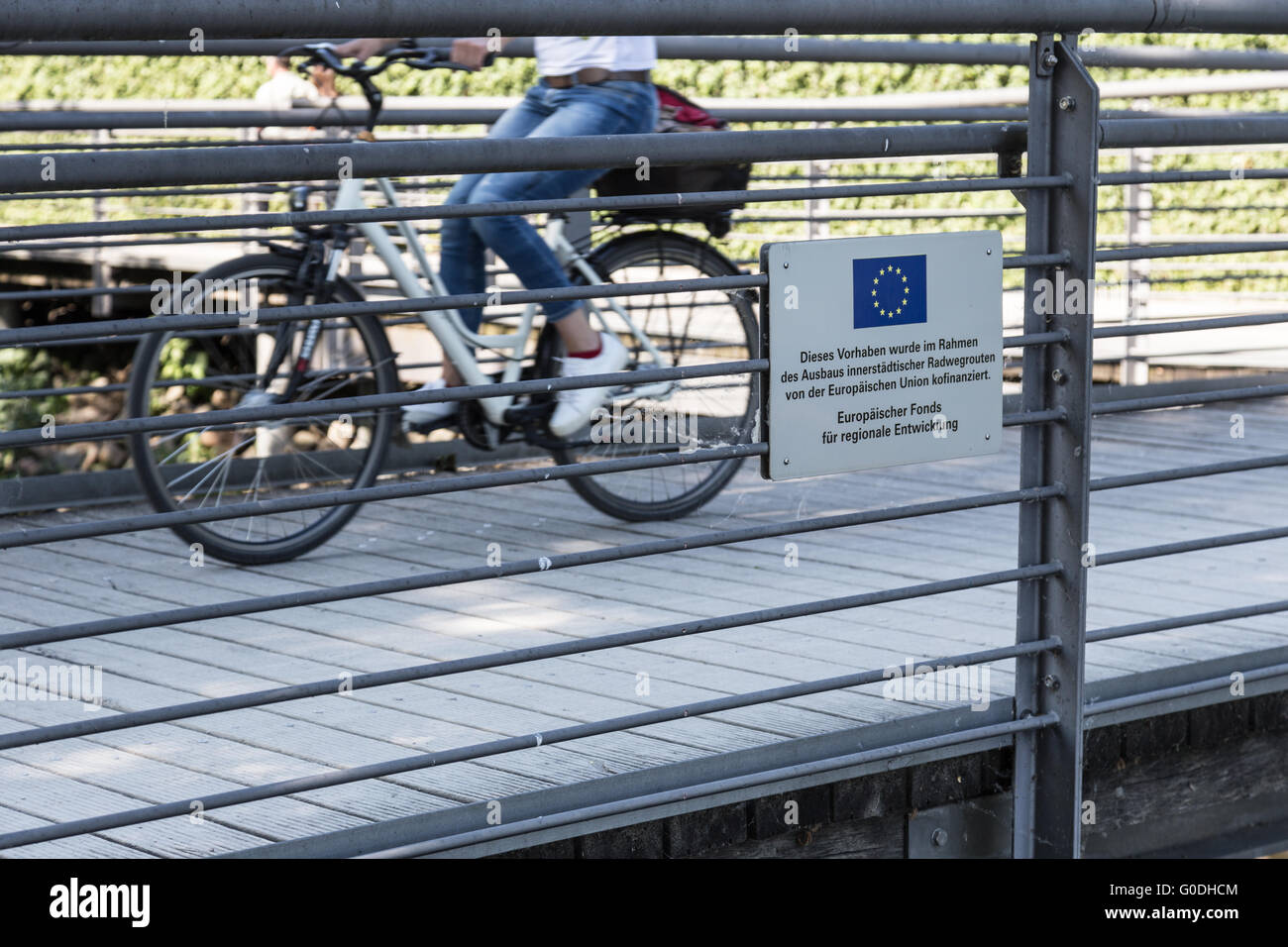 European bike path Stock Photo - Alamy