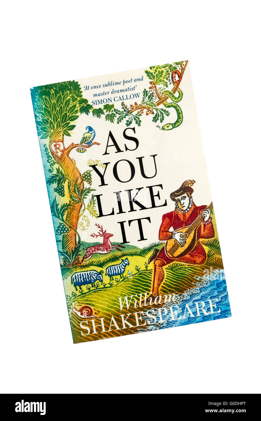 The Penguin edition of As You Like It by William Shakespeare Stock ...