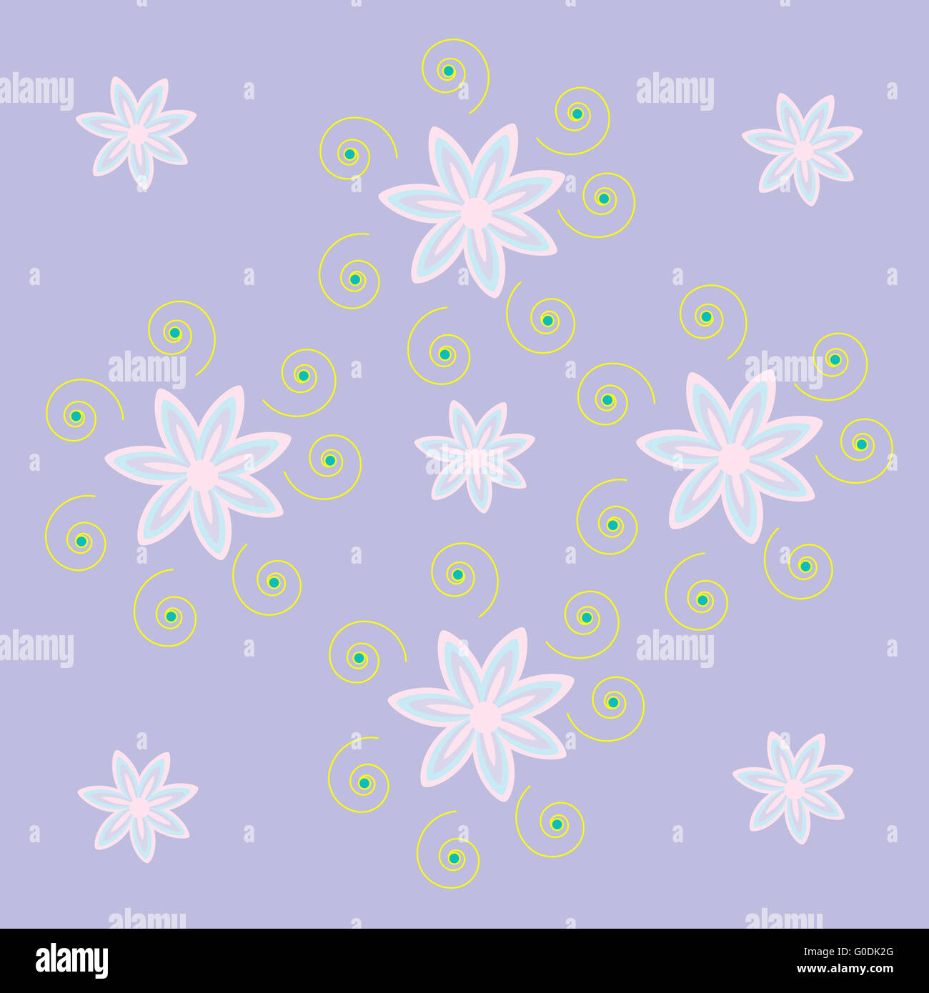 Floral purple spiral nature abstract background Stock Photo - Alamy