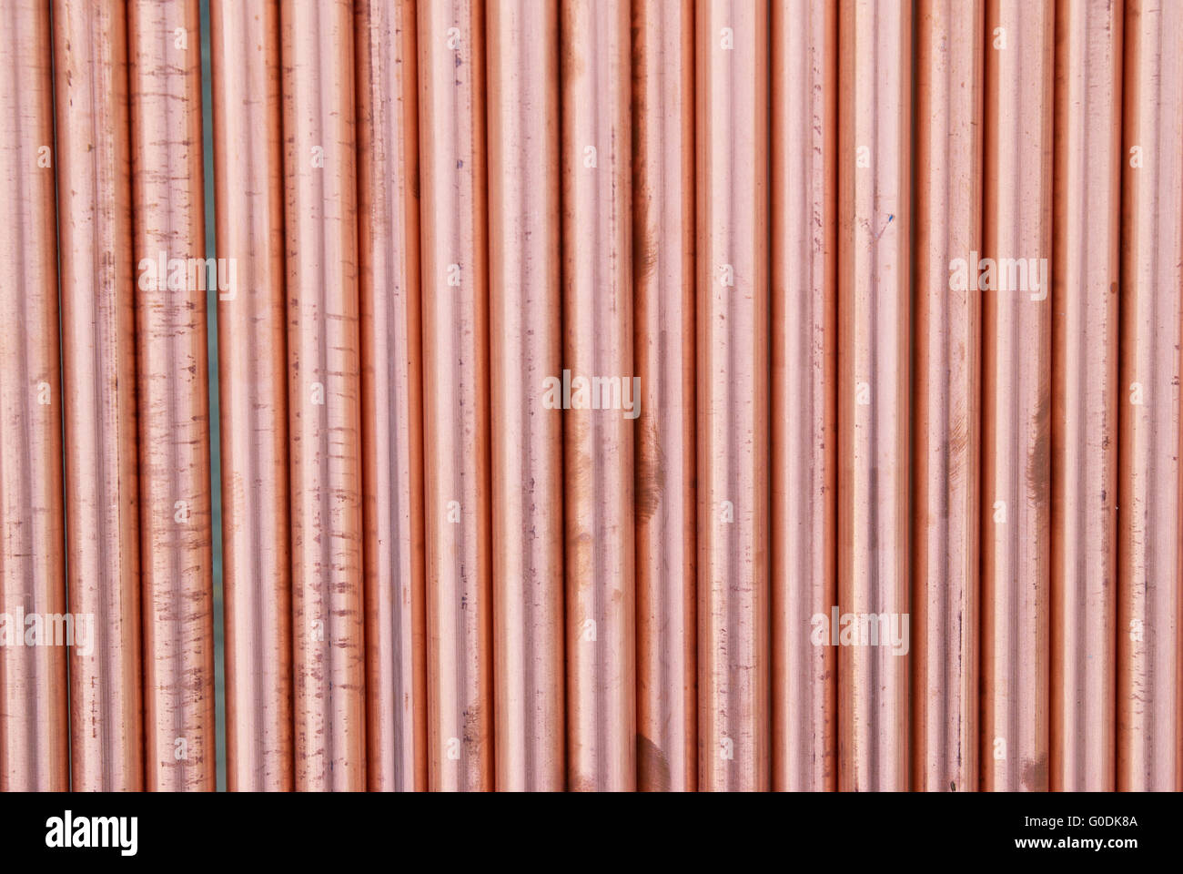 Copper pipes- can be used for abstract background Stock Photo - Alamy