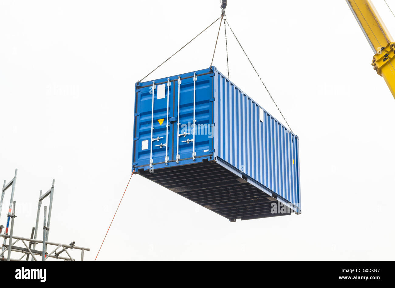 Building containers, cargo containers, residential Stock Photo - Alamy