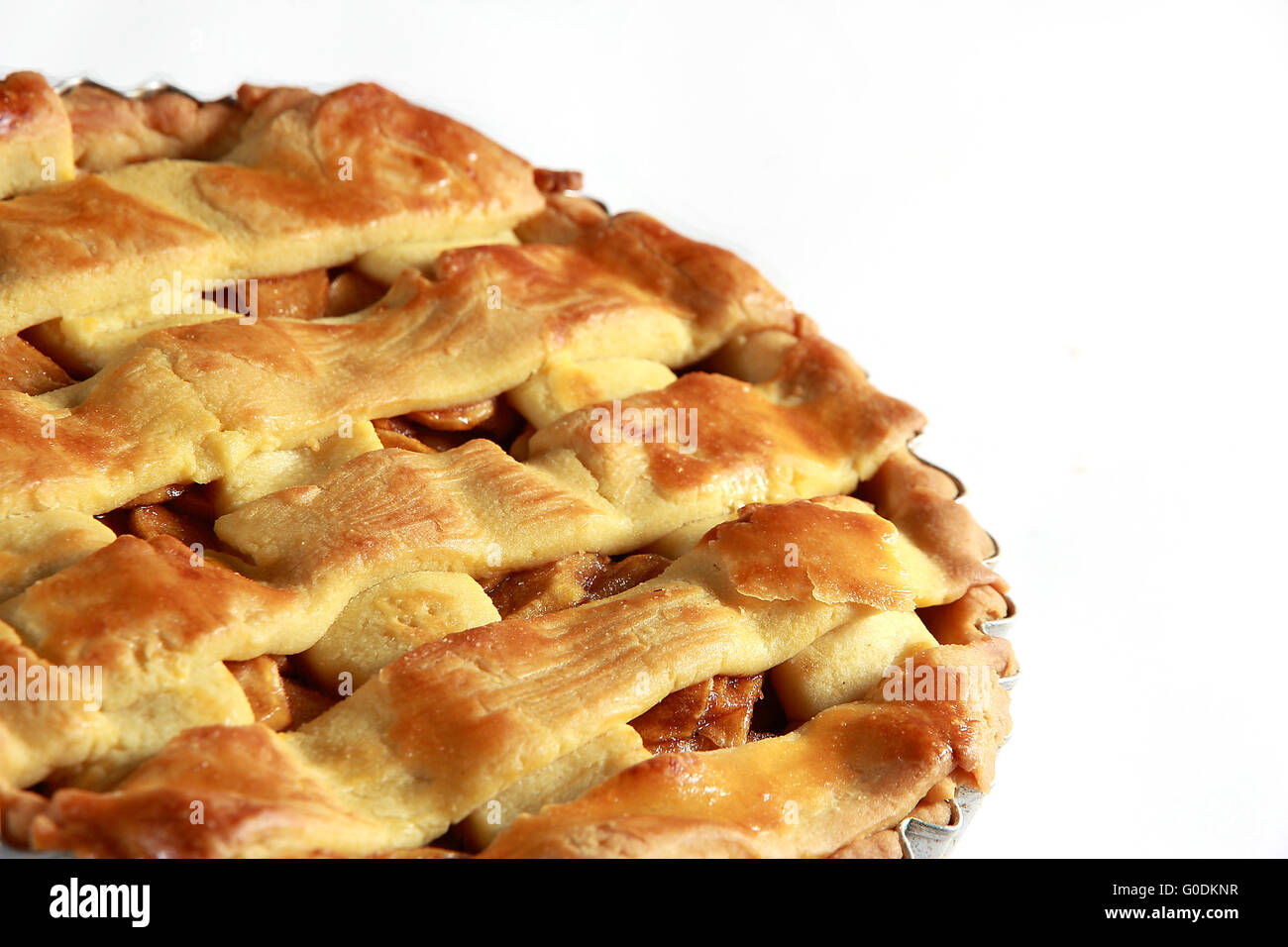 Food photography close up photo of an apple pie Stock Photo - Alamy