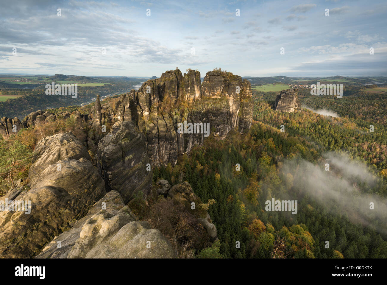 Elbe Sandstone Mountains Stock Photo - Alamy