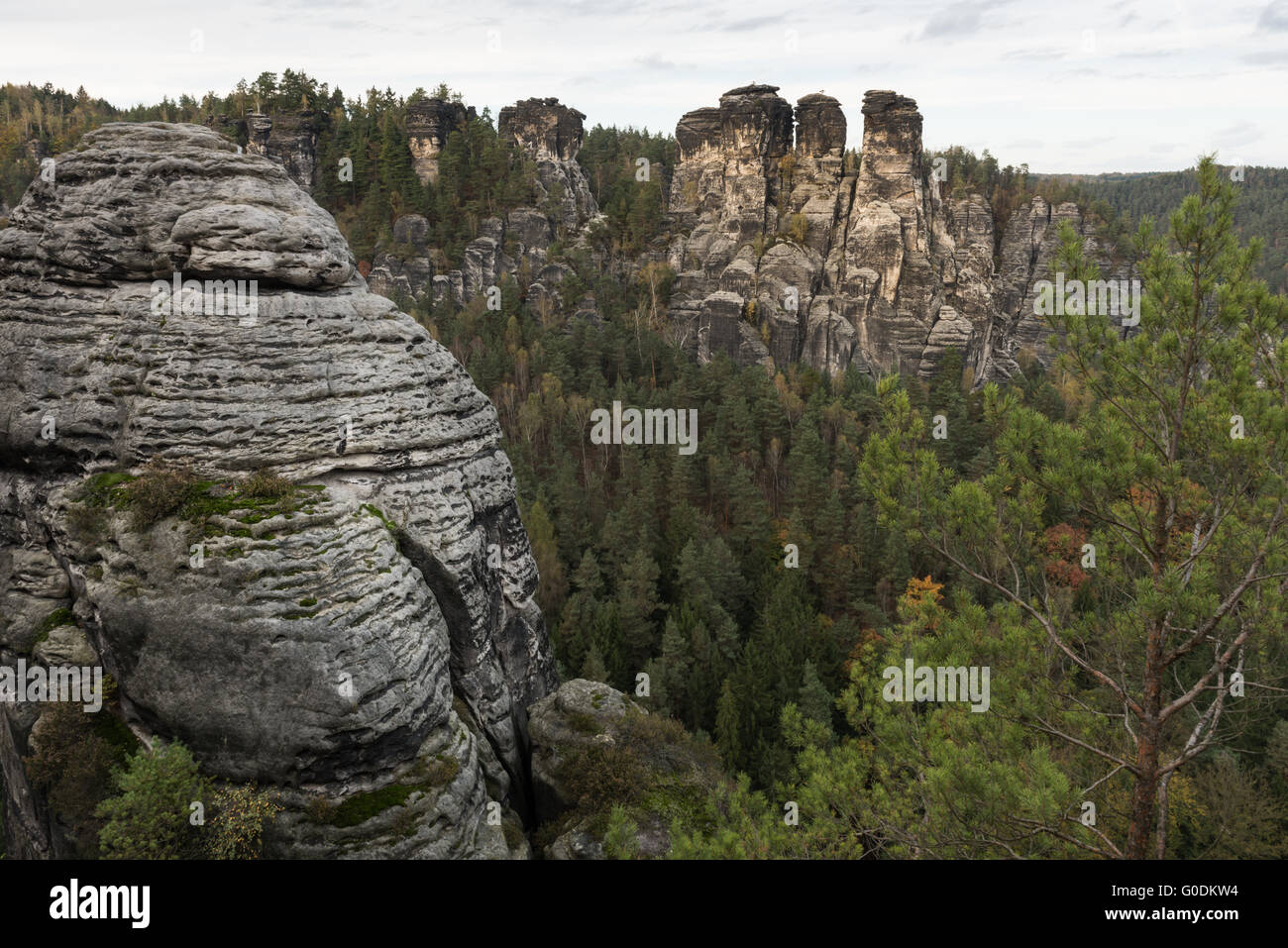 Elbe Sandstone Mountains Stock Photo - Alamy