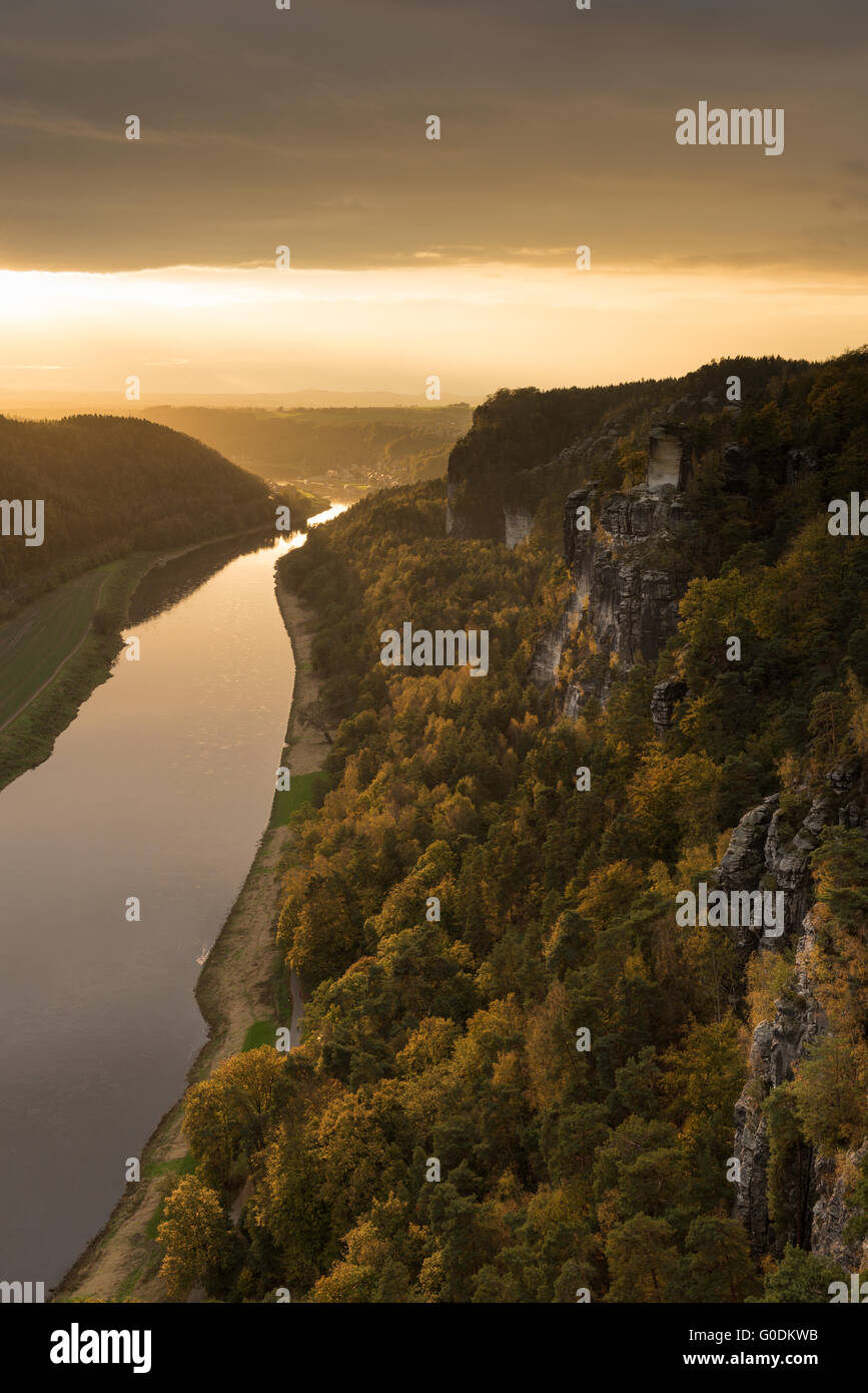 Elbe Sandstone Mountains Stock Photo - Alamy