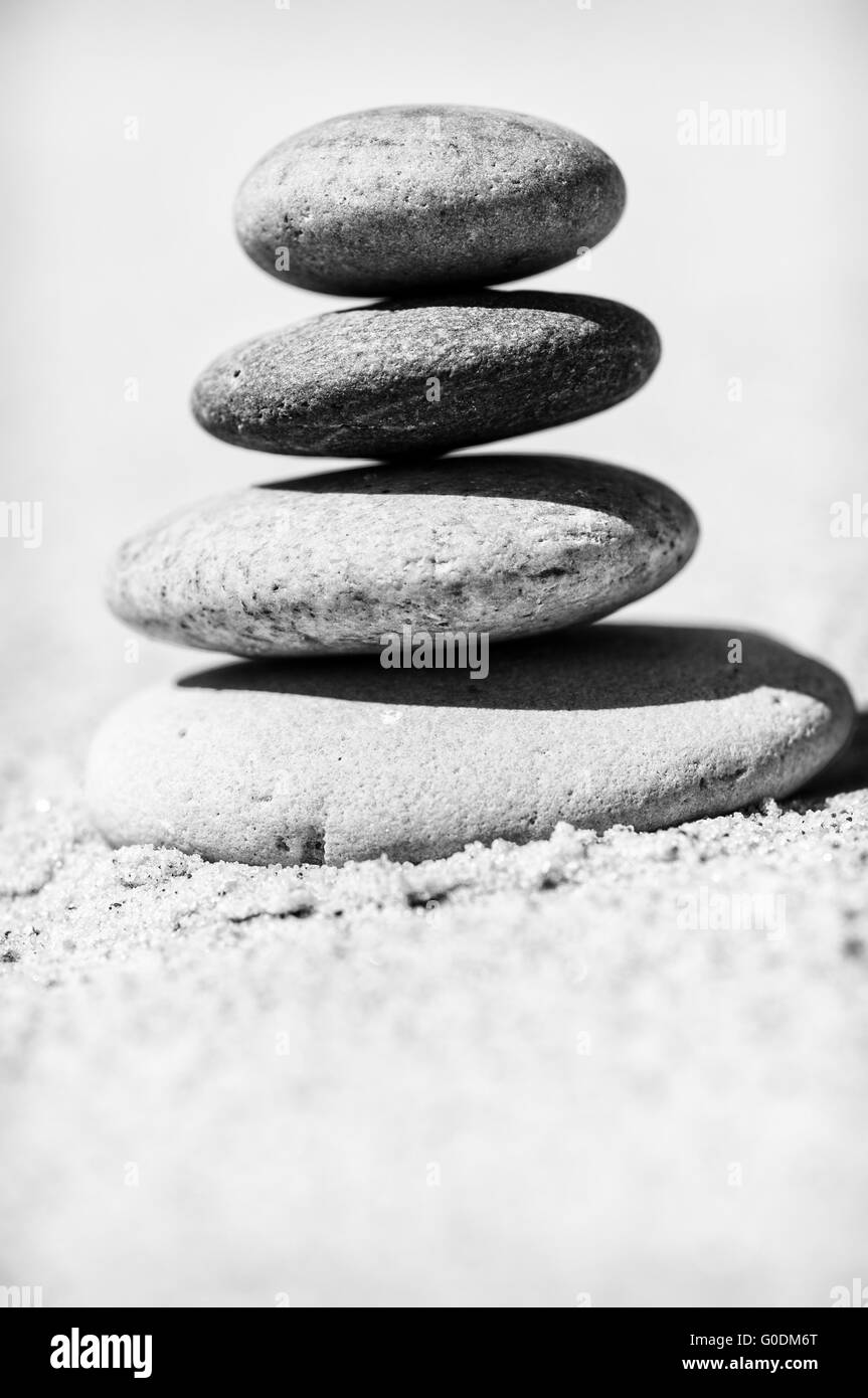 Relaxation balance Black and White Stock Photos & Images - Alamy