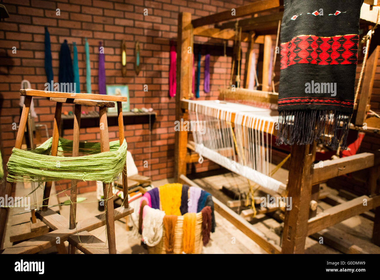 National museum anthropology weaving hi-res stock photography and ...