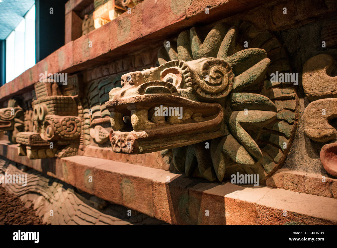 Aztec Temple Model National Museum Of Anthropology Mexico City ...