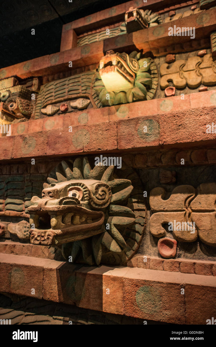 Aztec Temple Model National Museum Of Anthropology Mexico City ...