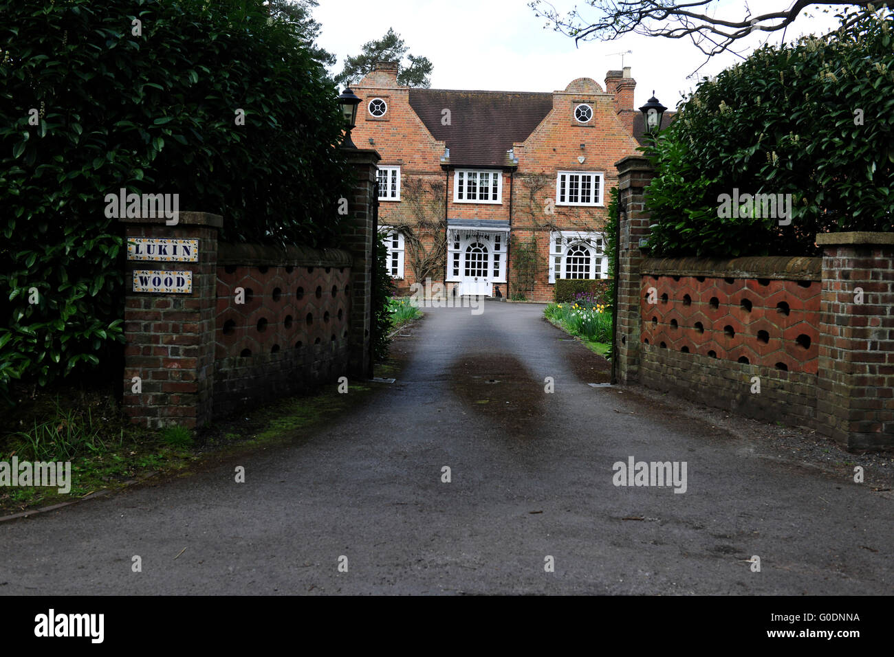 Lukin Wood, Mortimer Common, Reading, Berkshire, England Stock Photo ...