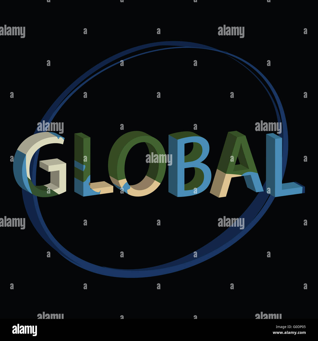 The entire earth map hi-res stock photography and images - Alamy