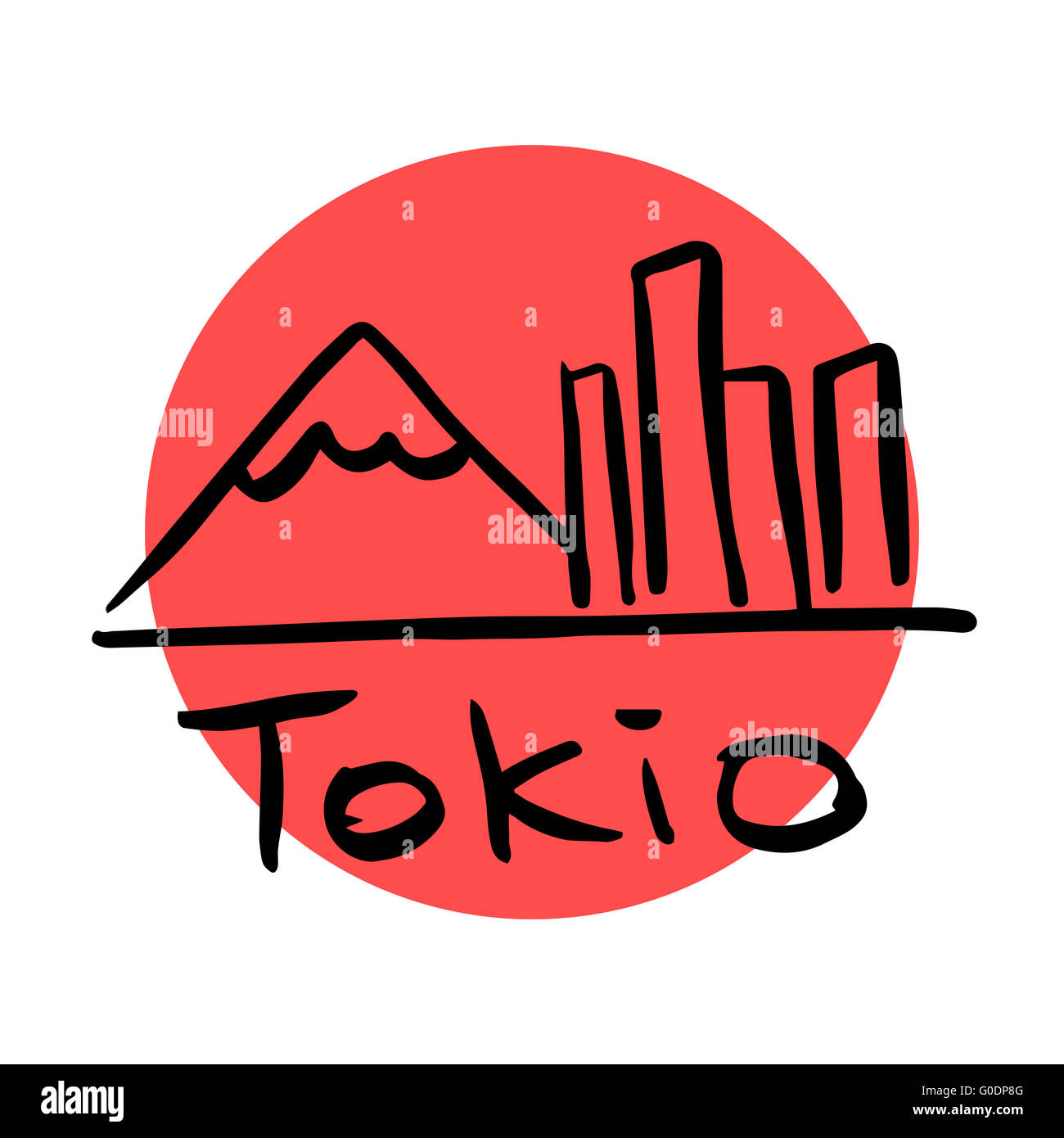 Tokyo the capital of Japan Stock Photo - Alamy
