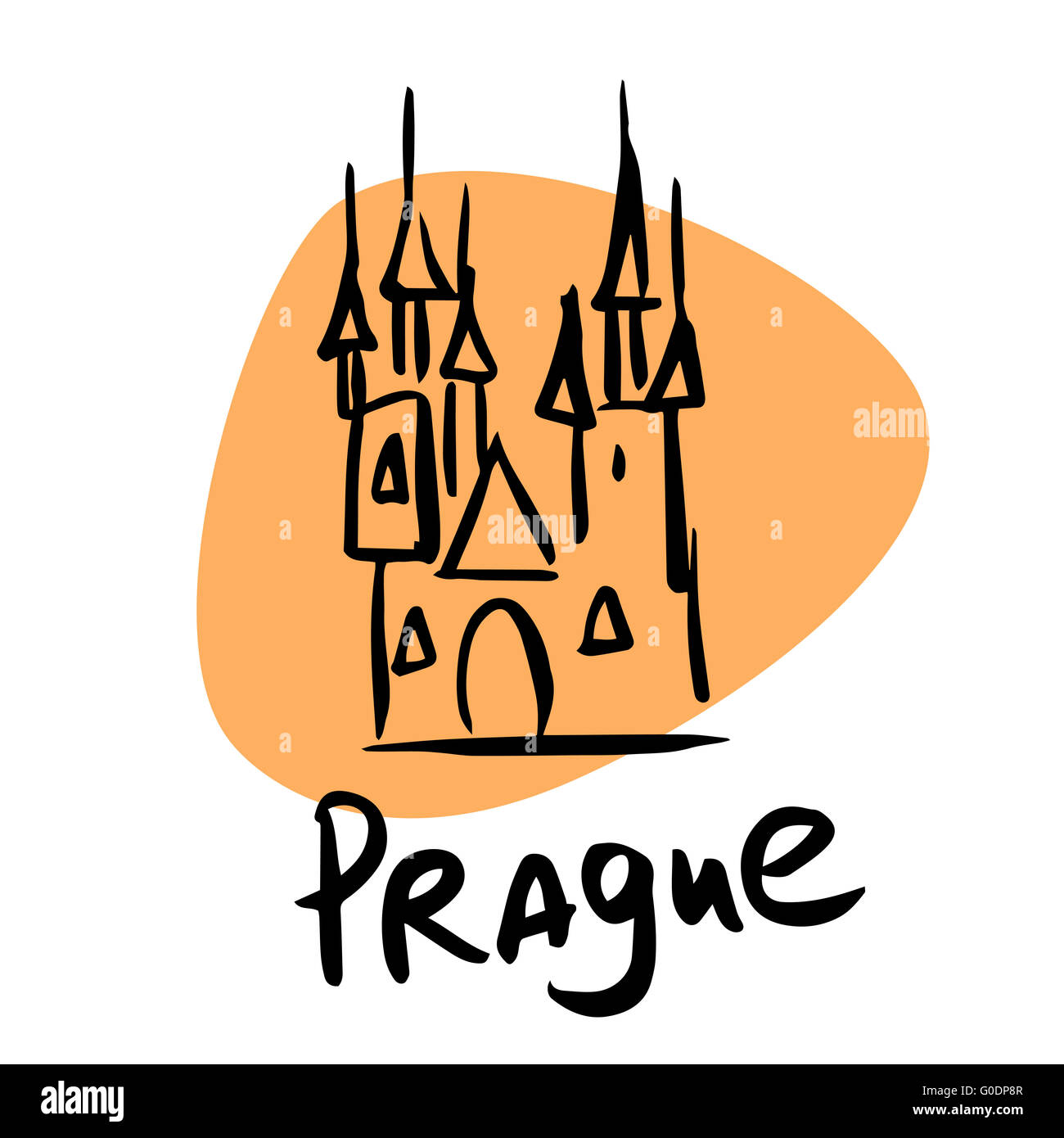 Prague the capital of Czech Republic Stock Photo - Alamy