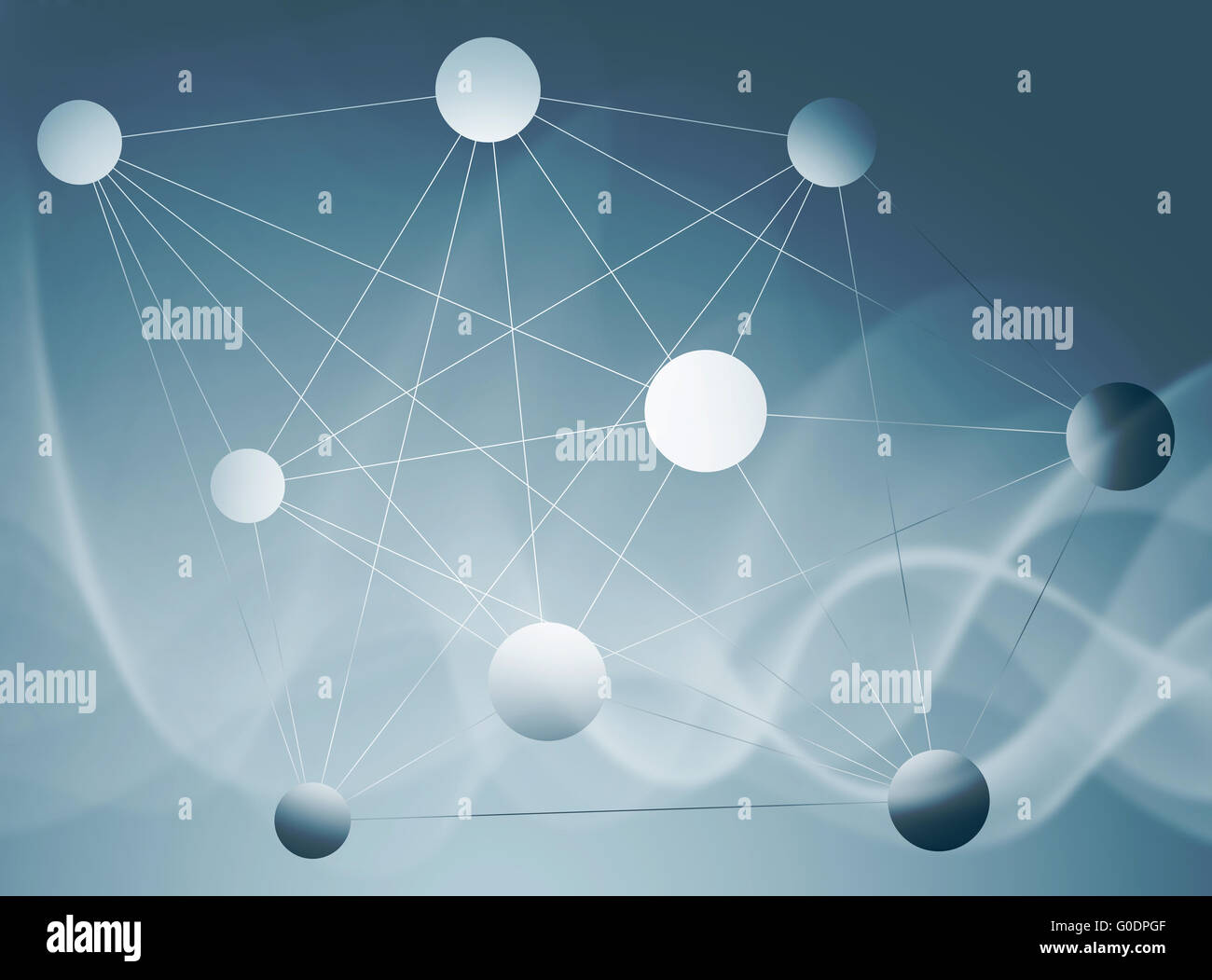 abstract network illustration Stock Photo - Alamy
