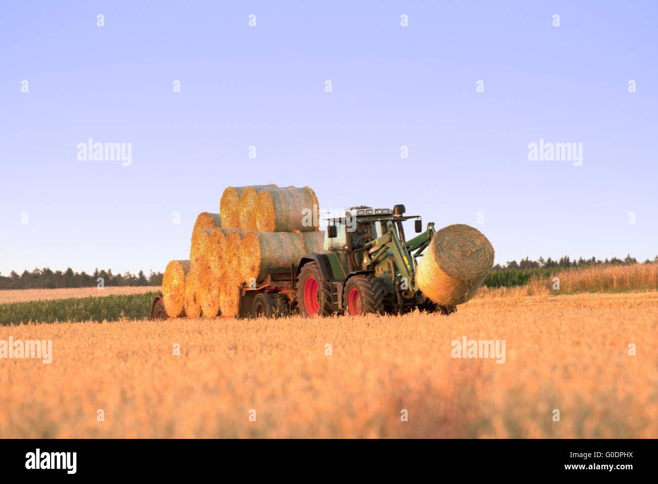 Tractor at work Stock Photo - Alamy
