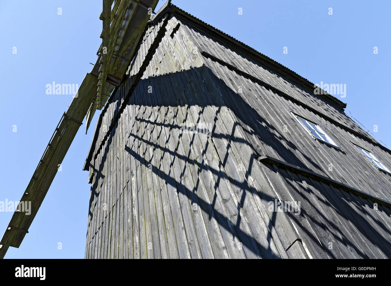 wooden wind mill Stock Photo - Alamy