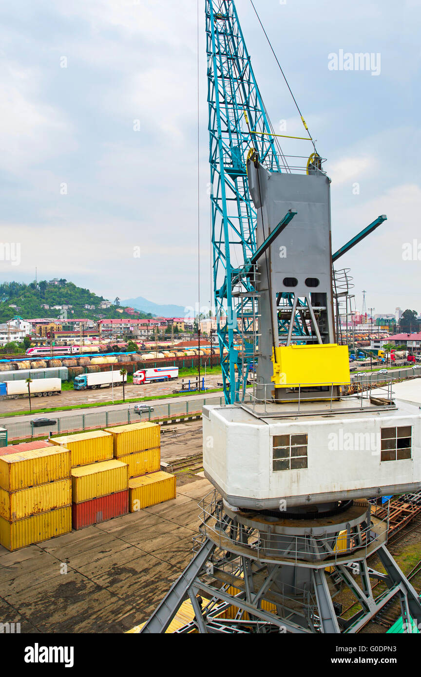 Georgia commercial port Stock Photo - Alamy