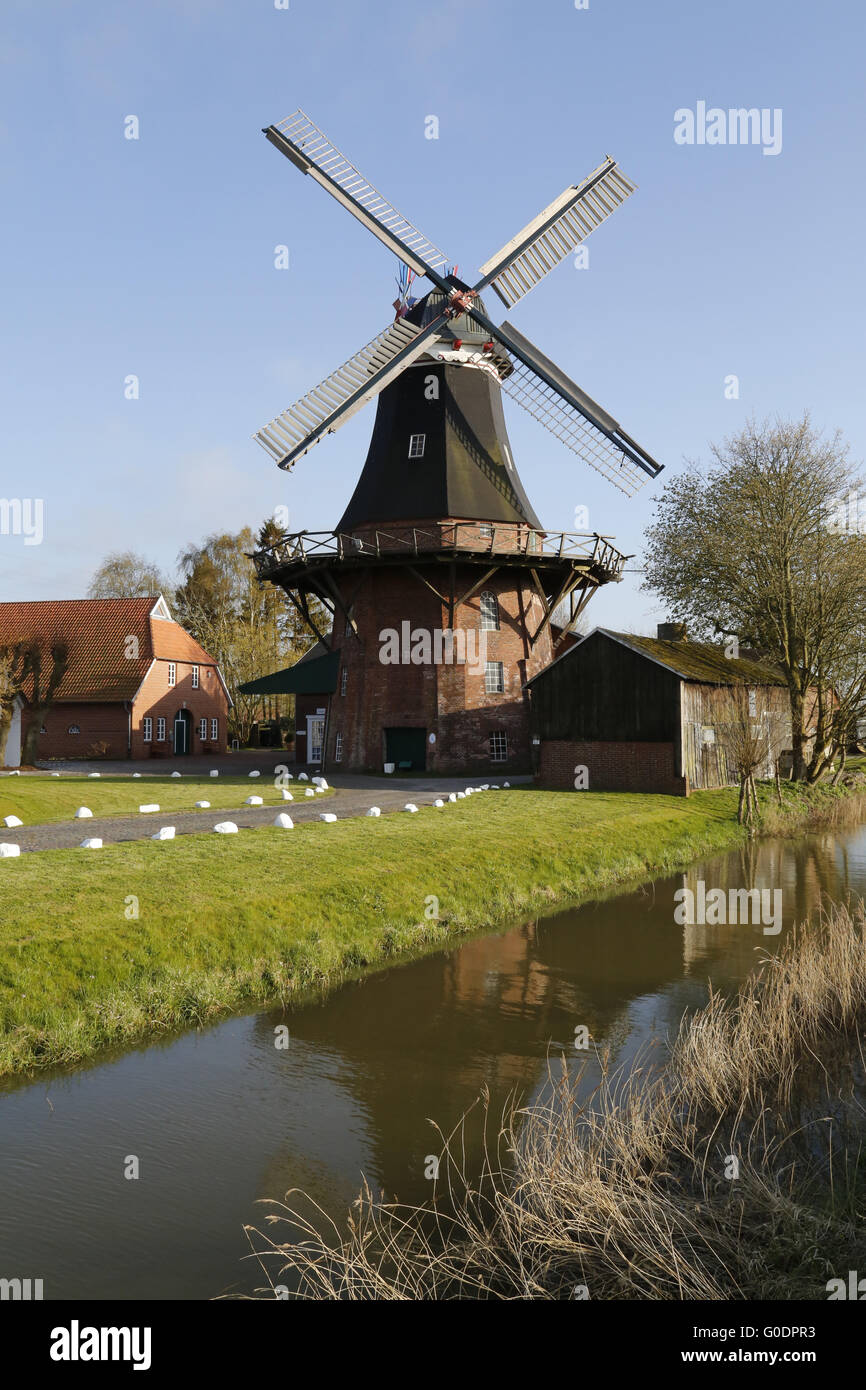 Grain windmill hi-res stock photography and images - Alamy