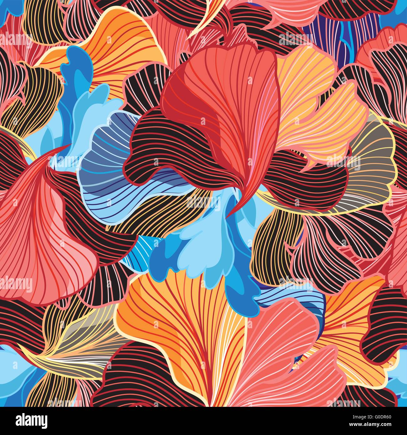Beautiful vector illustration with abstract drawings Stock Vector Image ...