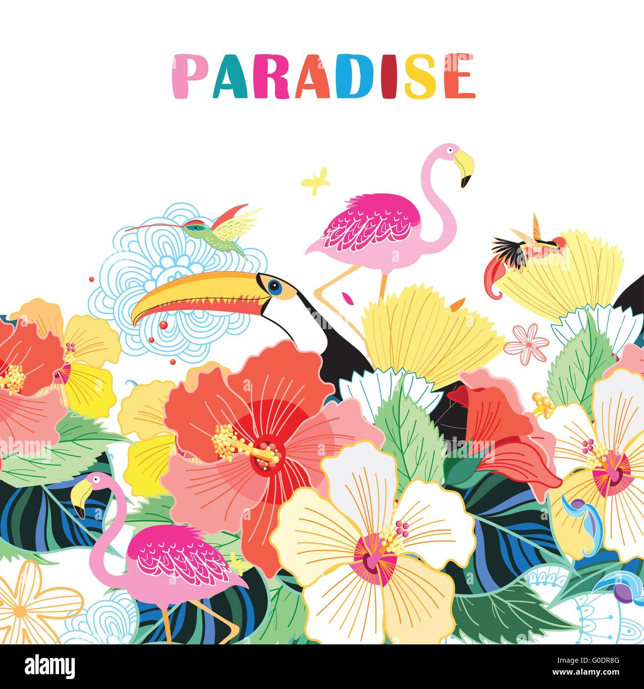 Background beautiful green plants Stock Vector Images - Alamy