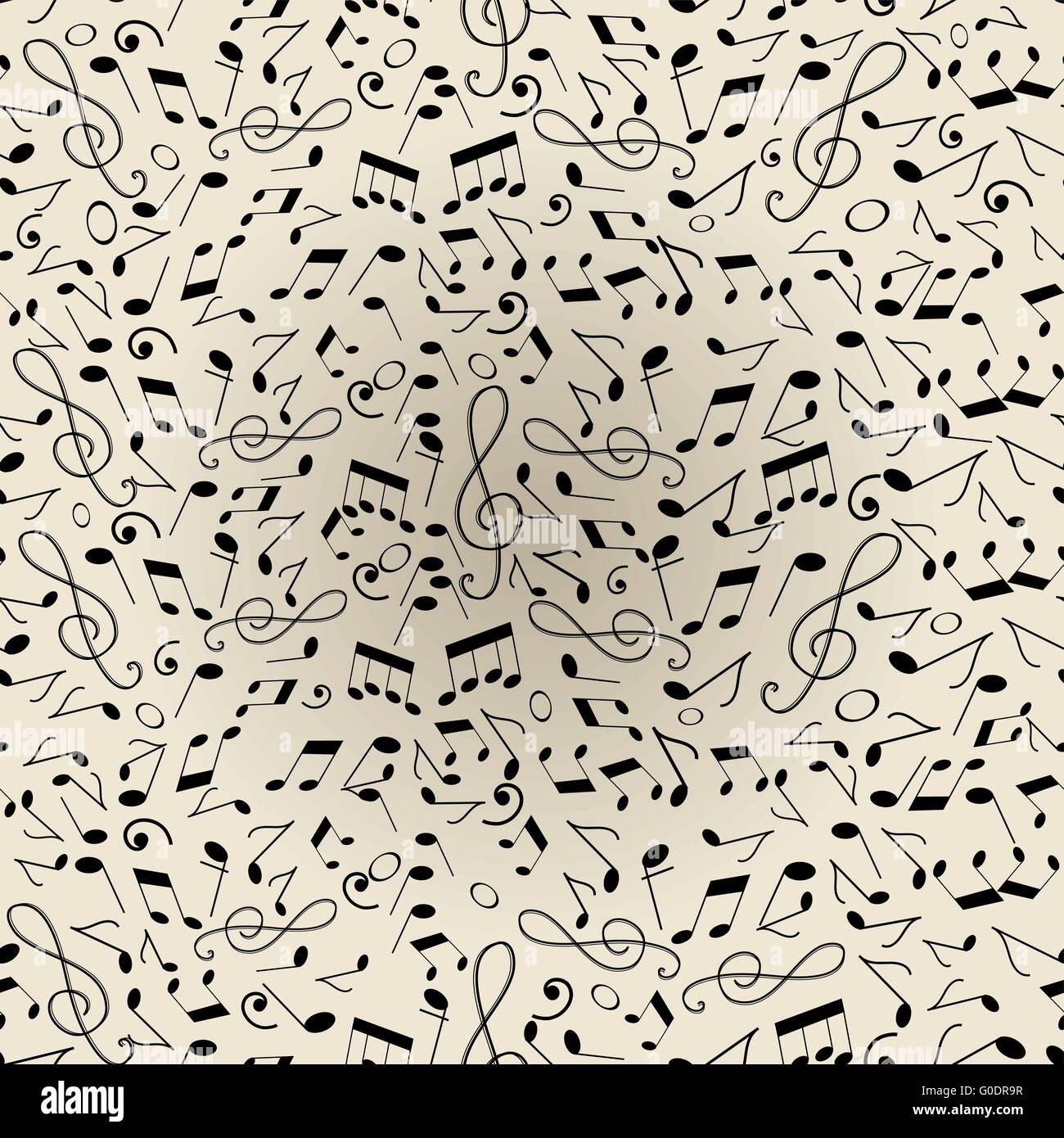 Graphic pattern of musical notes Stock Vector Image & Art - Alamy