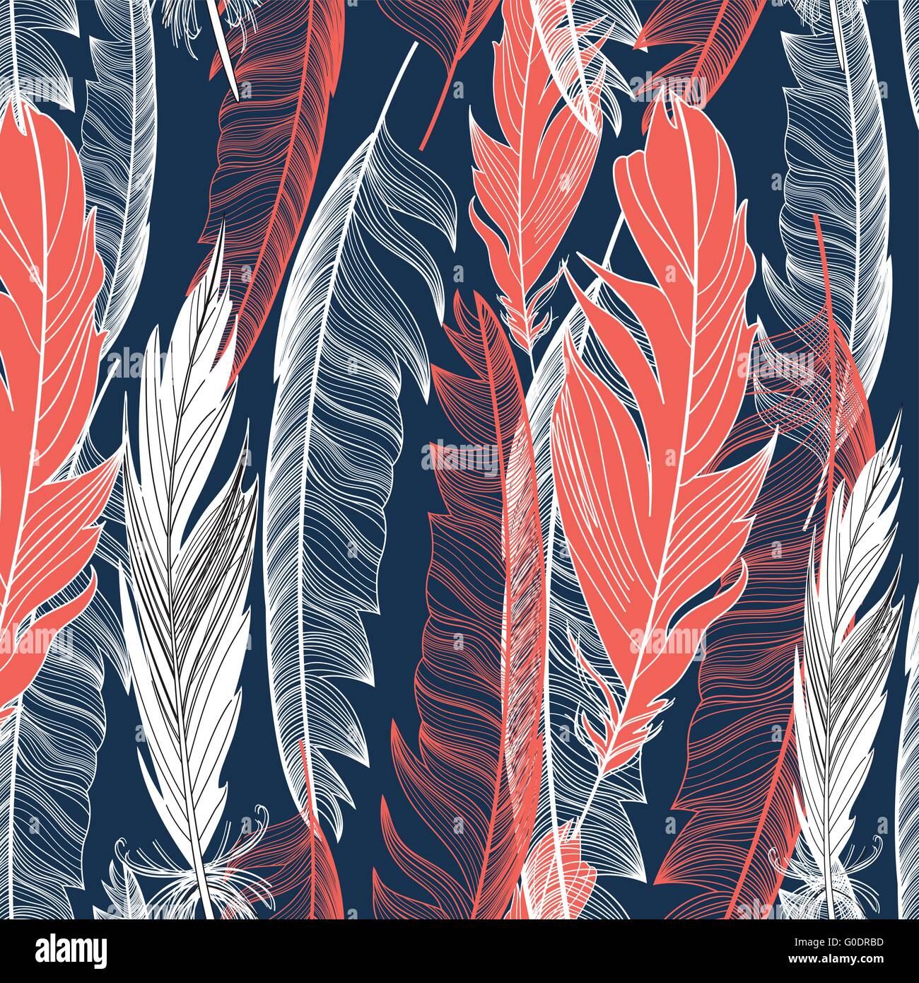Feathers silhouettes hi-res stock photography and images - Alamy