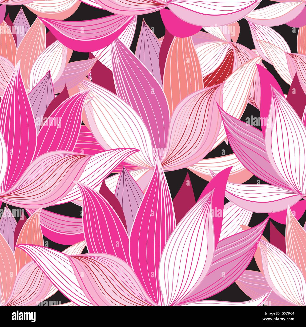beautiful lotus flower pattern Stock Vector Image & Art - Alamy