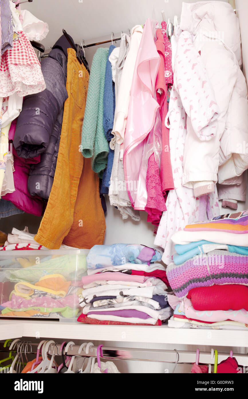 Messy wardrobe hi-res stock photography and images - Alamy