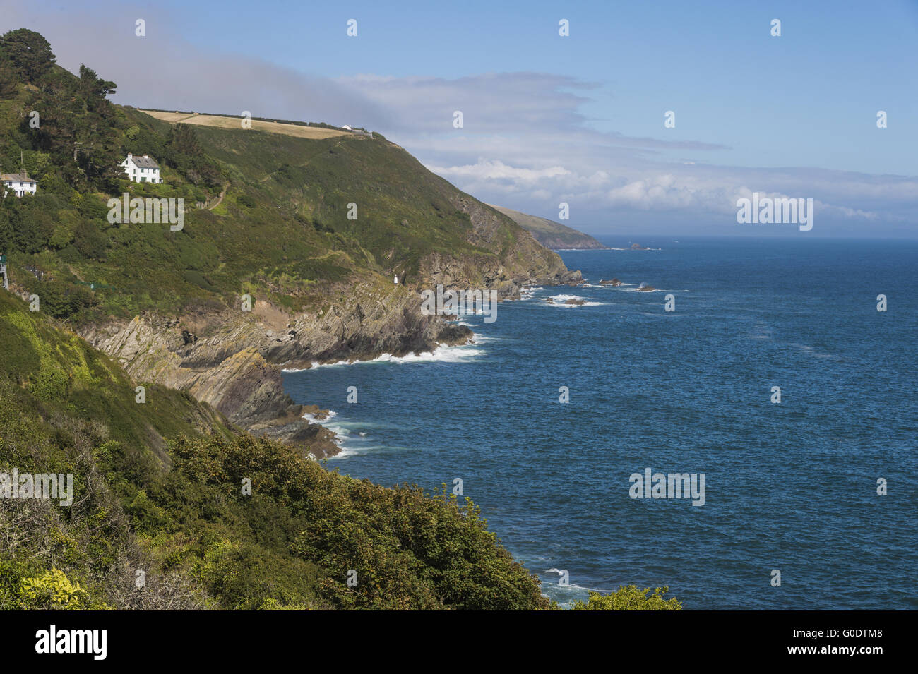 The south coast of Cornwall on the English Channel Stock Photo - Alamy