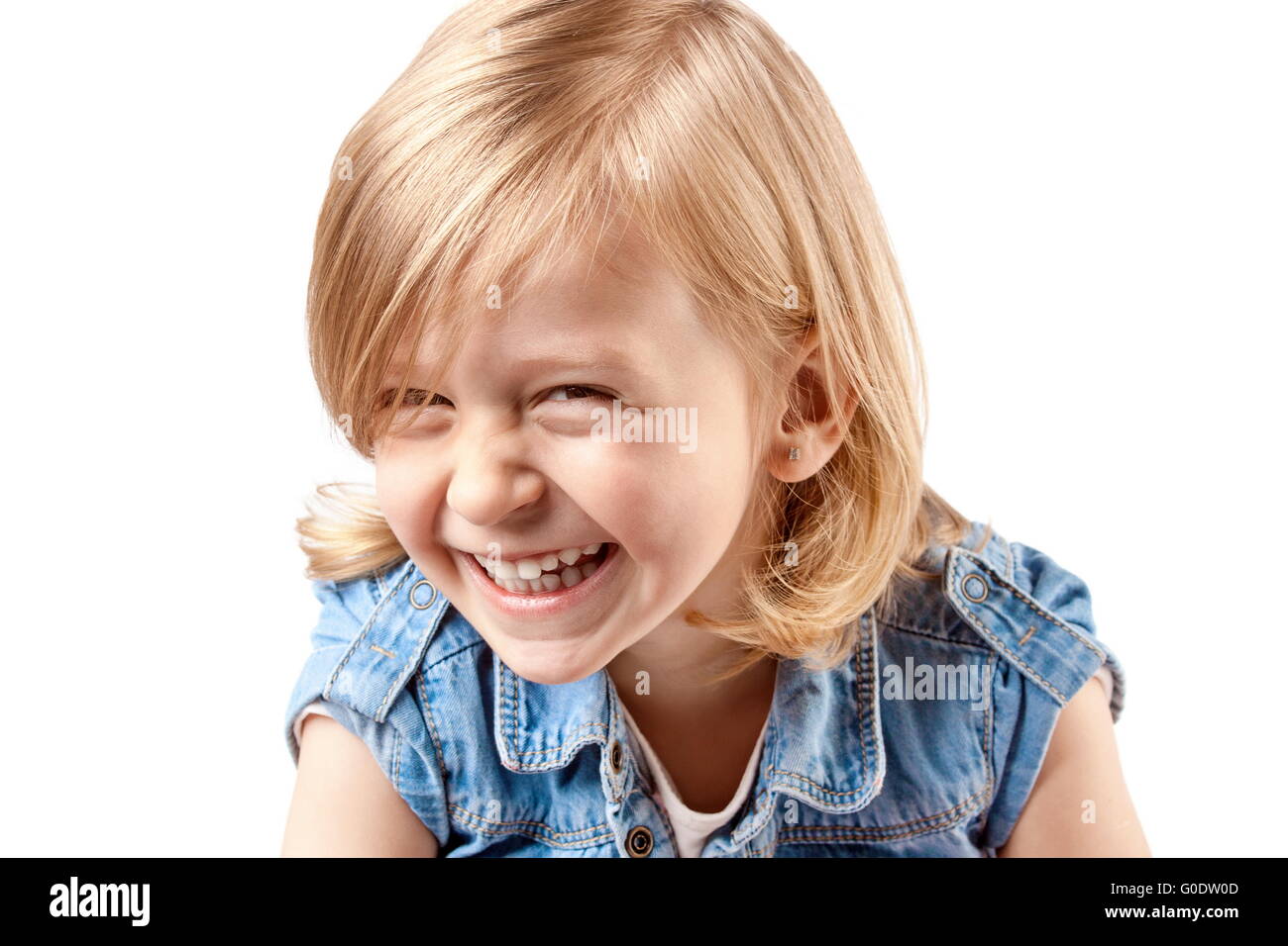 Cute happy girl Stock Photo - Alamy