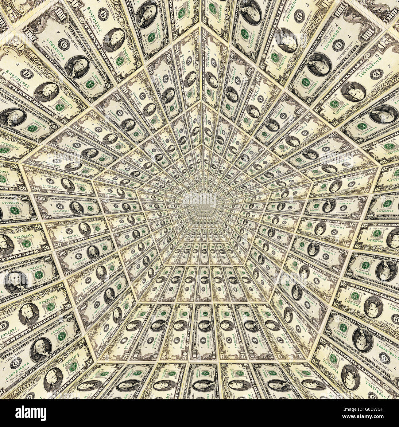 dollar pattern with abstract background from 20 an Stock Photo - Alamy