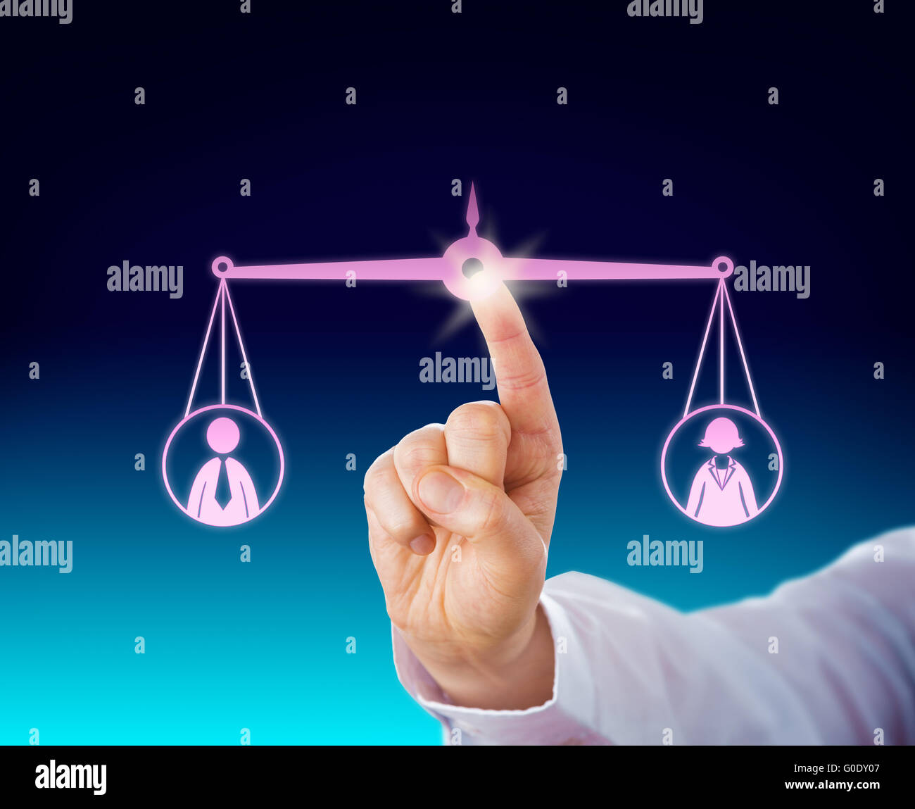 Balance male and female gender hi-res stock photography and images - Alamy