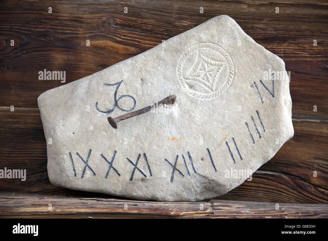 Roman sun dial hi-res stock photography and images - Alamy