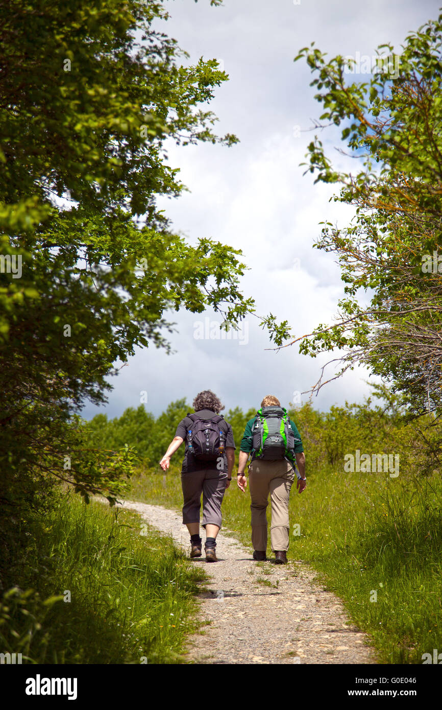 Hiking hike wanderung hiker hi-res stock photography and images - Alamy