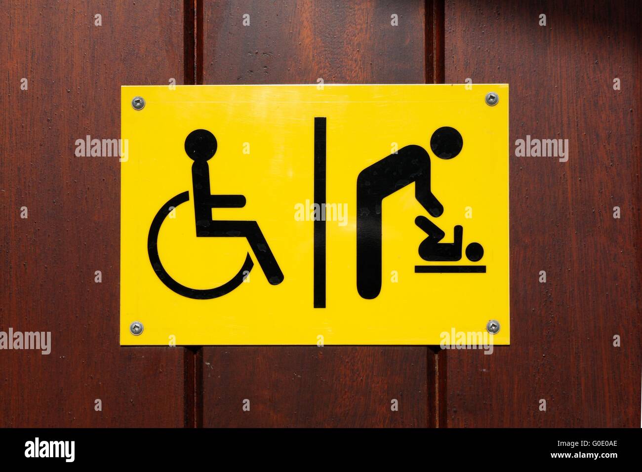 Baby changing sign hi-res stock photography and images - Alamy