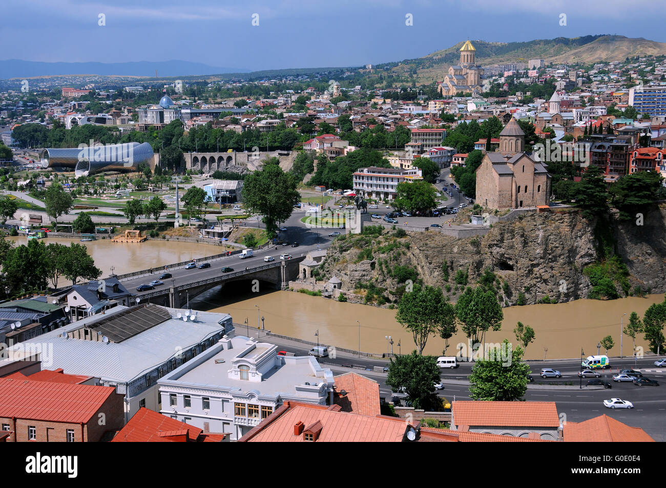 View of Tbilisi Stock Photo - Alamy