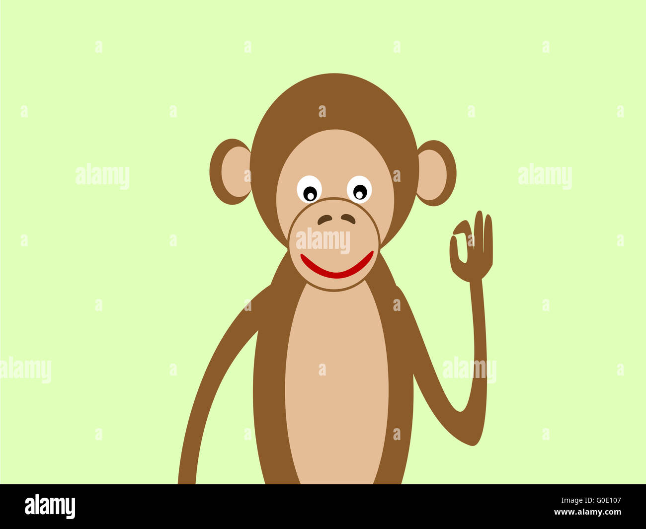 Monkey gesture hi-res stock photography and images - Alamy