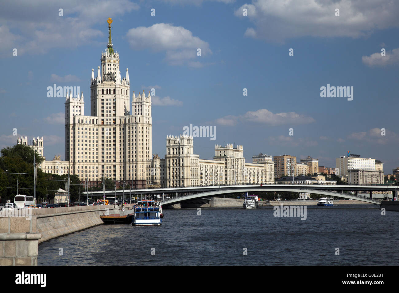 Moscow and the Moskva river Stock Photo - Alamy