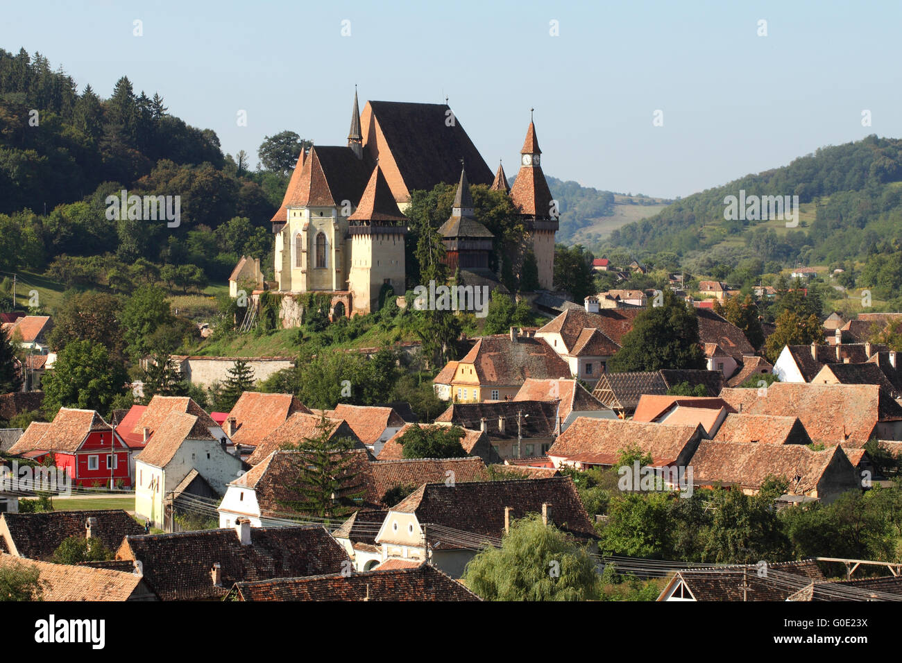 Fortified church of Biertan, Romania Stock Photo - Alamy