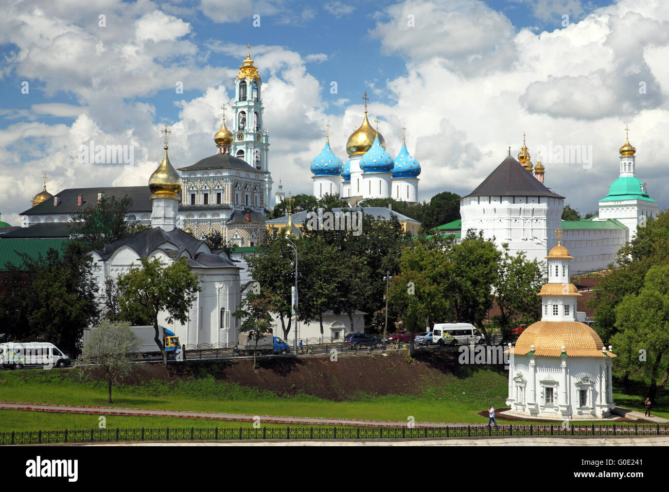 Trinity Monastery of St. Sergii, Russia Stock Photo - Alamy